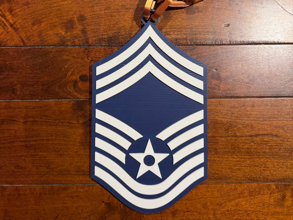 USAF CMSgt Stripes for an Oversized Necklace by 3D River Designs ...
