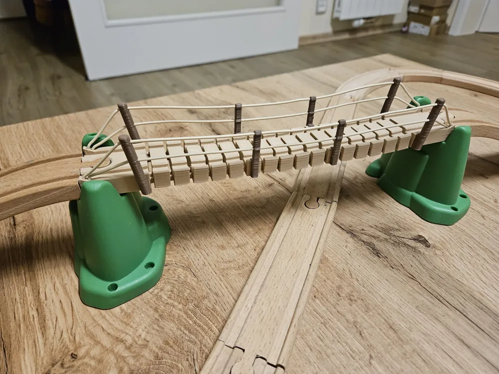 Suspension Bridge - Brio compatible - Free 3D Print Model - MakerWorld