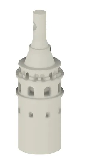 Galata tower key chain by TFS2ra - MakerWorld
