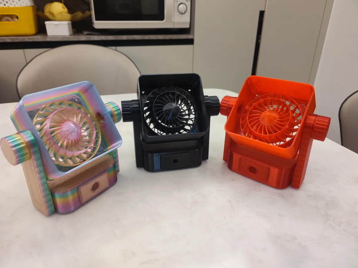 8cm desktop small fan DIY kit, can install silent or high-performance ...
