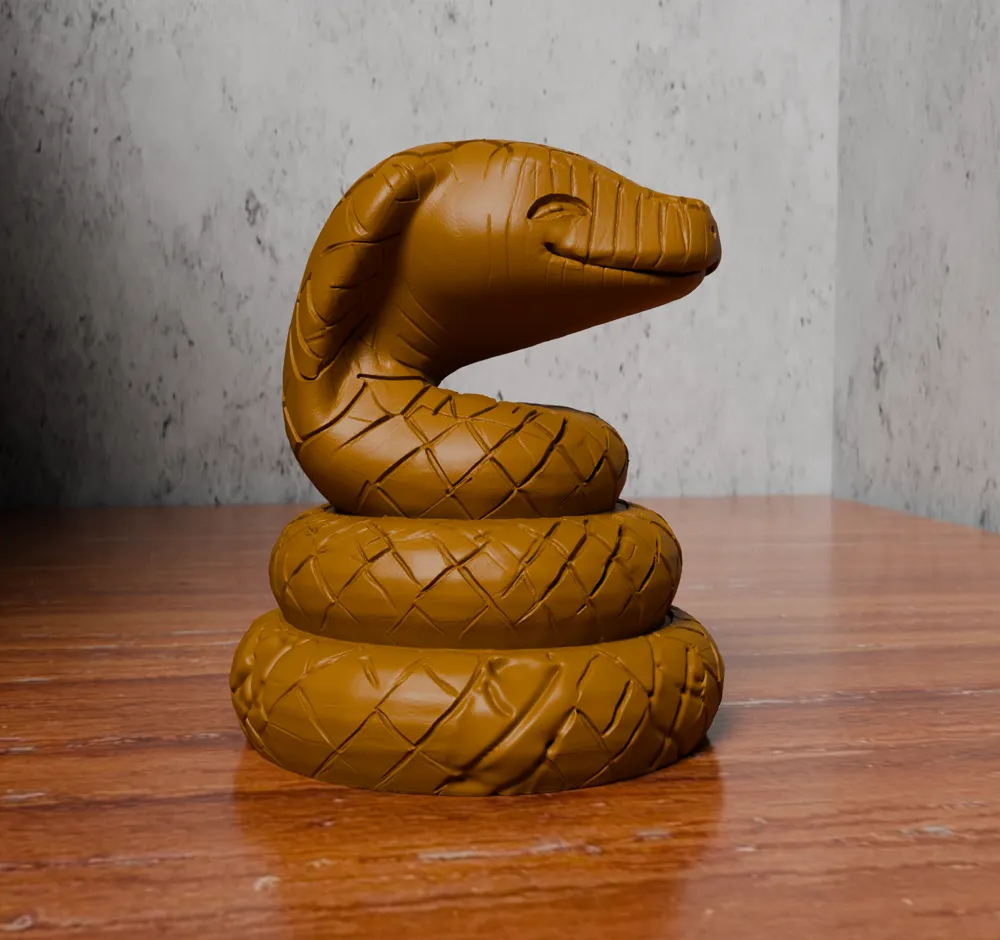 Smiling snake by Budahazi_Design - MakerWorld