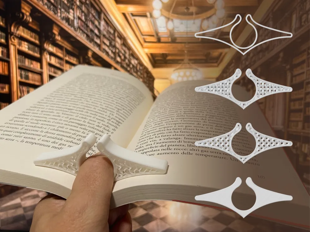 Manta Ray Book Holder - Free 3D Print Model - MakerWorld