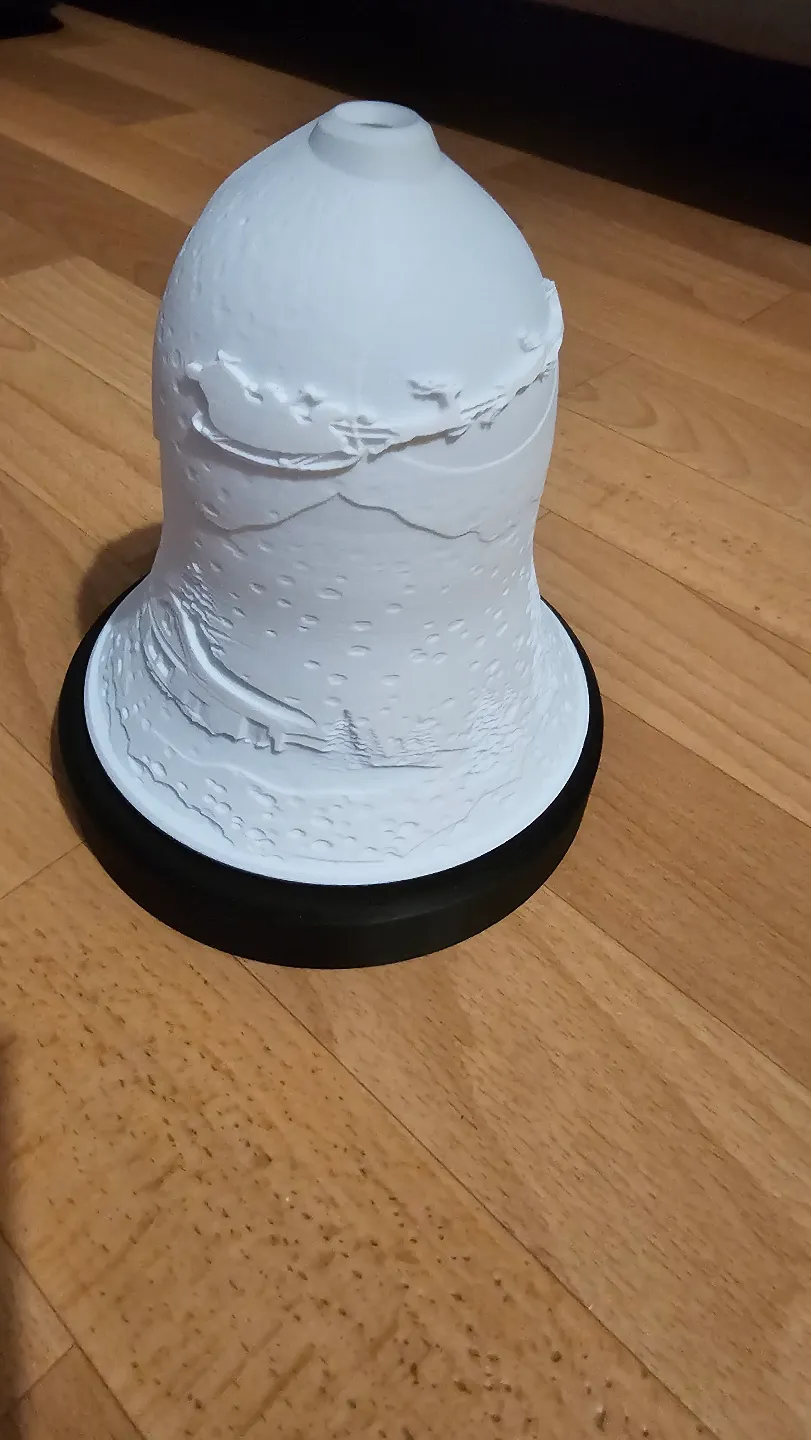 Lithophane Christmas Bell by 3D Werkstatt Roger - MakerWorld