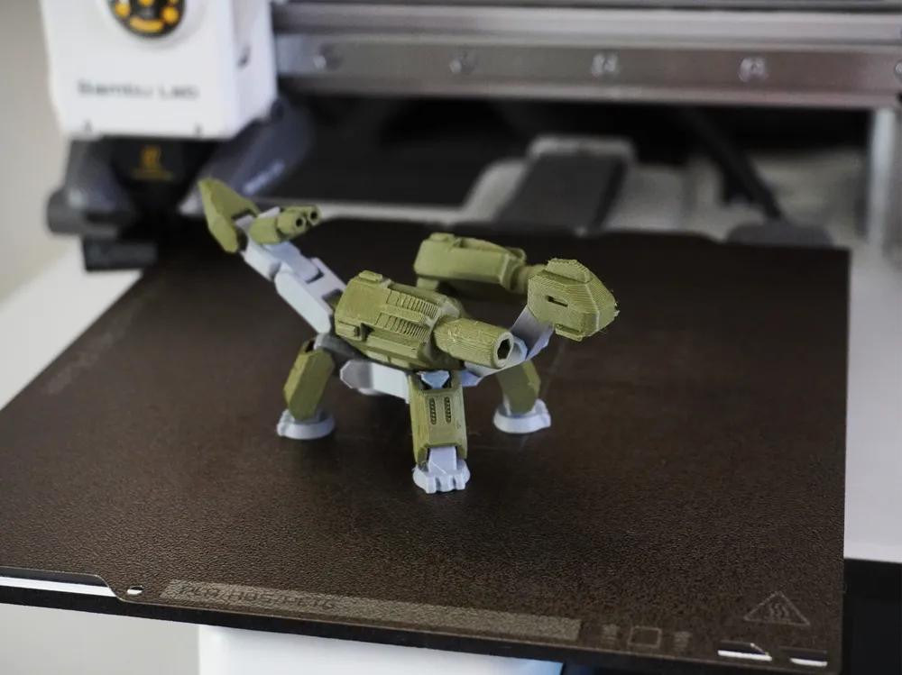 Long Neck Mecha - Model Kit by Kit Crafters - MakerWorld