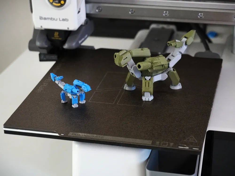 Long Neck Mecha - Model Kit by Kit Crafters MakerWorld: Download Free 3D Models