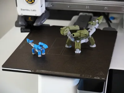 Long Neck Mecha - Model Kit by Kit CraftersMakerWorld: Download Free 3D ...