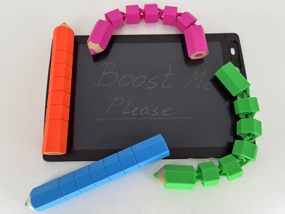 Crayon - Flexible - Free 3D Print Model - MakerWorld