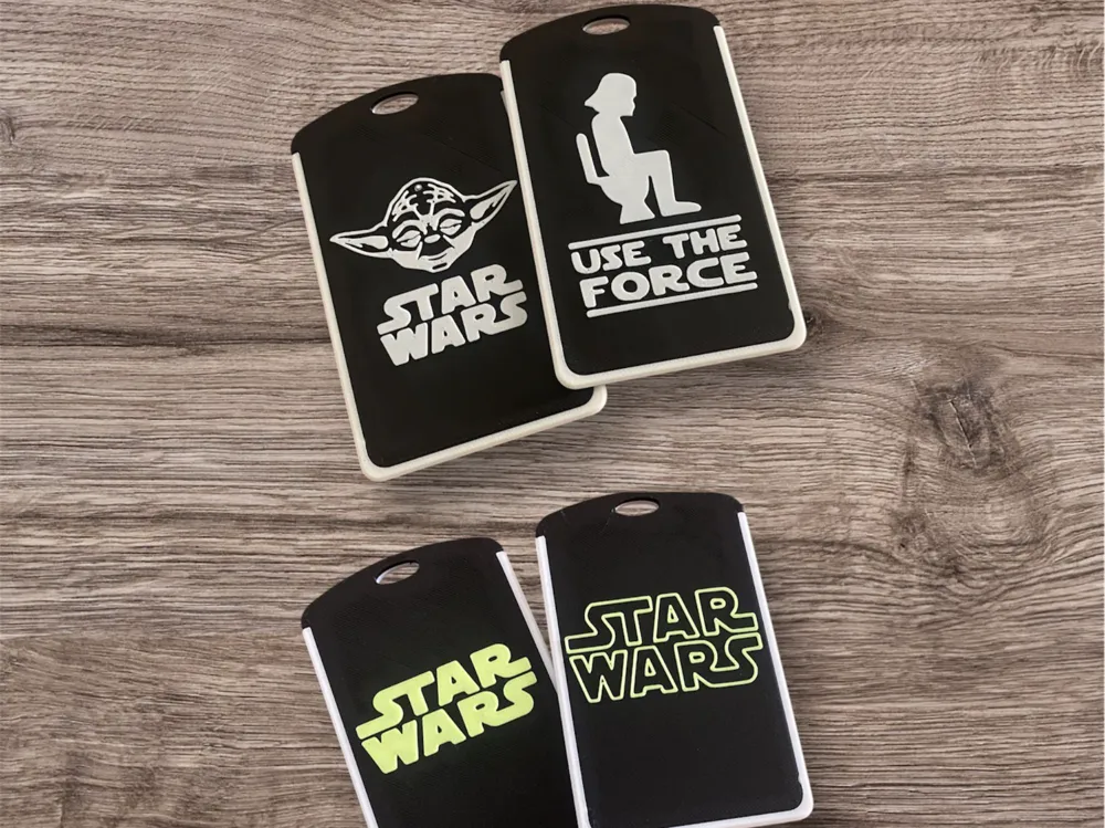 Ultimate Star Wars Edition Badge Holder - Free 3D Print Model - MakerWorld