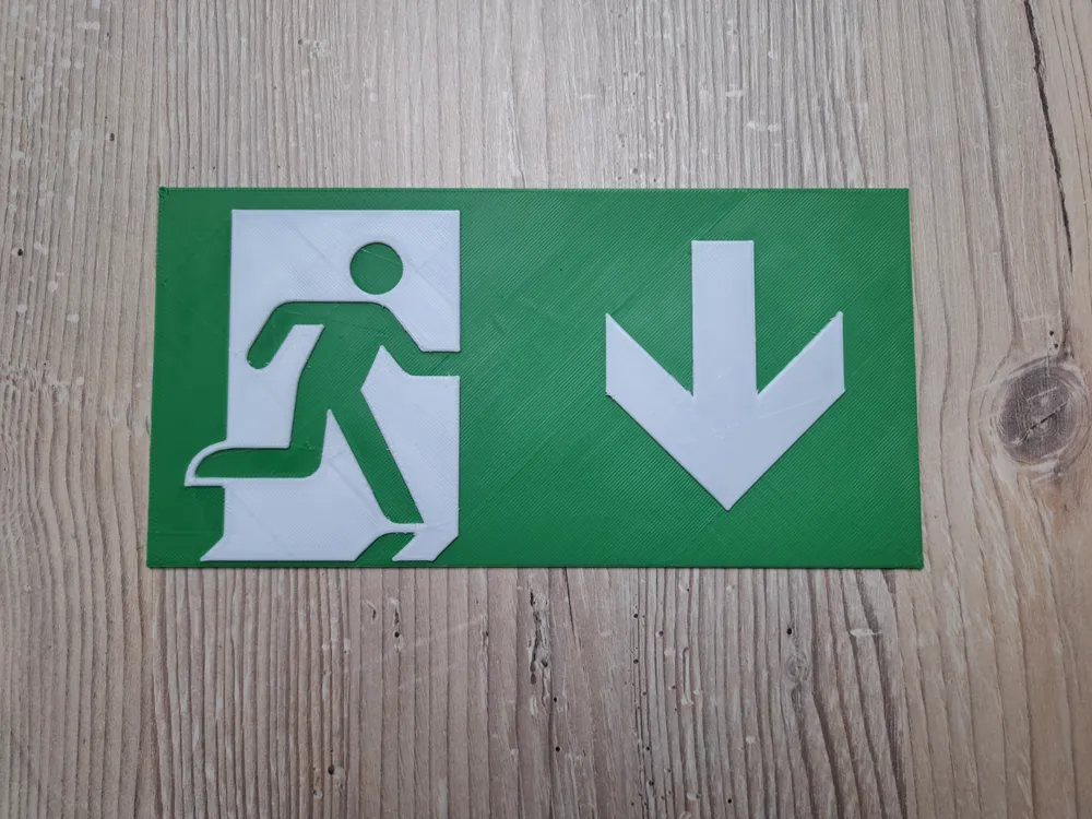 ISO 7010 - Emergency Exit Signs with Directions Remixed by Drunken ...