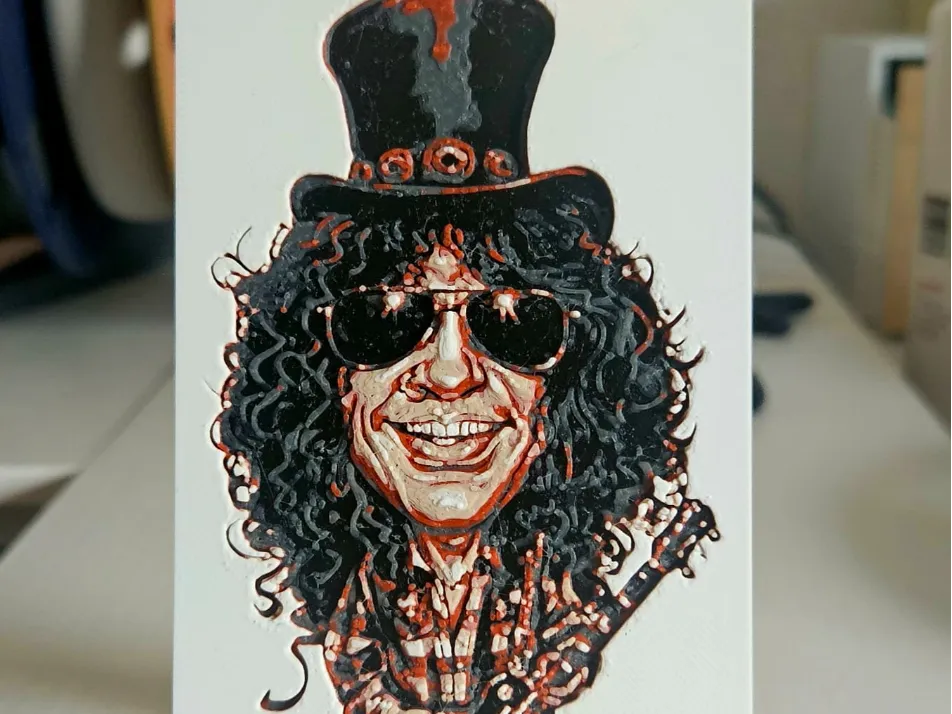 Slash Guns 'n Roses by Mano's 3d_Art MakerWorld: Download Free 3D Models