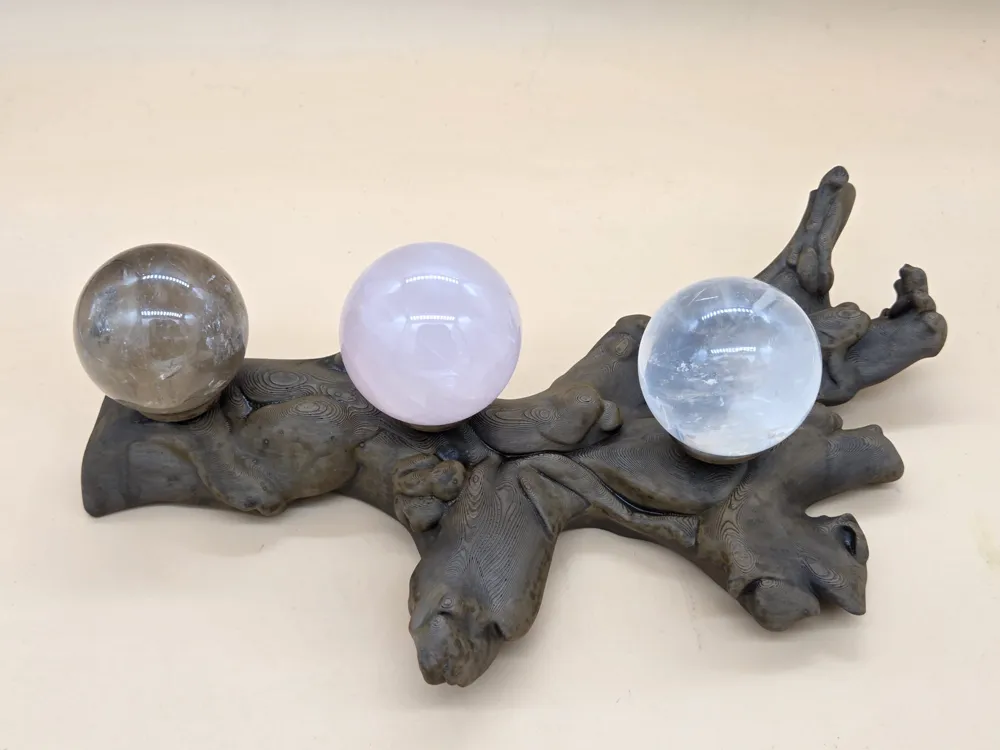 Root Sphere Holder for Crystal & Glass Spheres - Free 3D Print Model ...