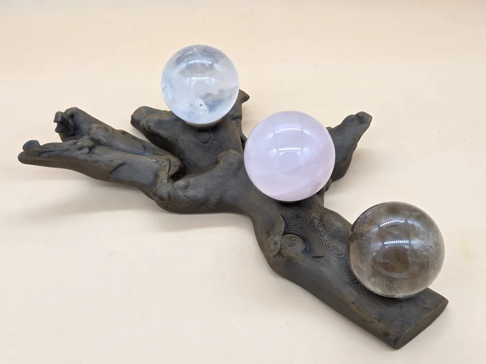 Root Sphere Holder for Crystal & Glass Spheres - Free 3D Print Model ...