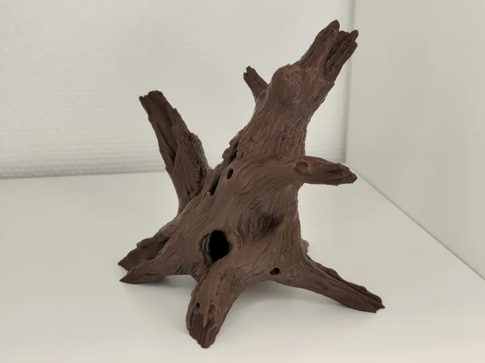Aquarium Terrarium Driftwood Tree Stump Root - Free 3D Print Model ...