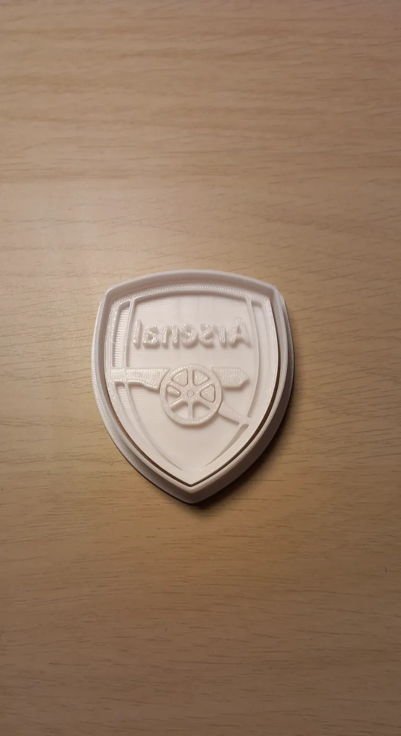 Arsenal FC cookie cutter – stamps by Klemos - MakerWorld