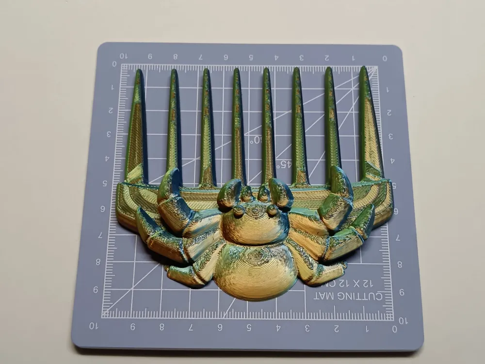 Chonky Spider Hair Comb - Free 3D Print Model - MakerWorld