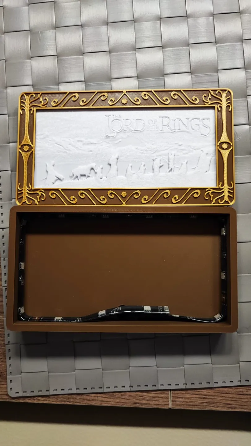 Lord of the rings Litophane Lightbox by daniel.rynduch - MakerWorld