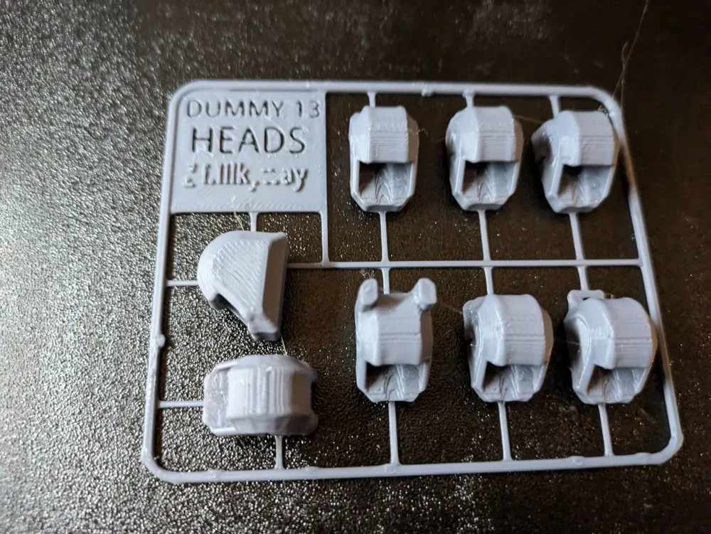 dummy 13 heads on a kit card Remixed by The3dprintlab MakerWorld ...