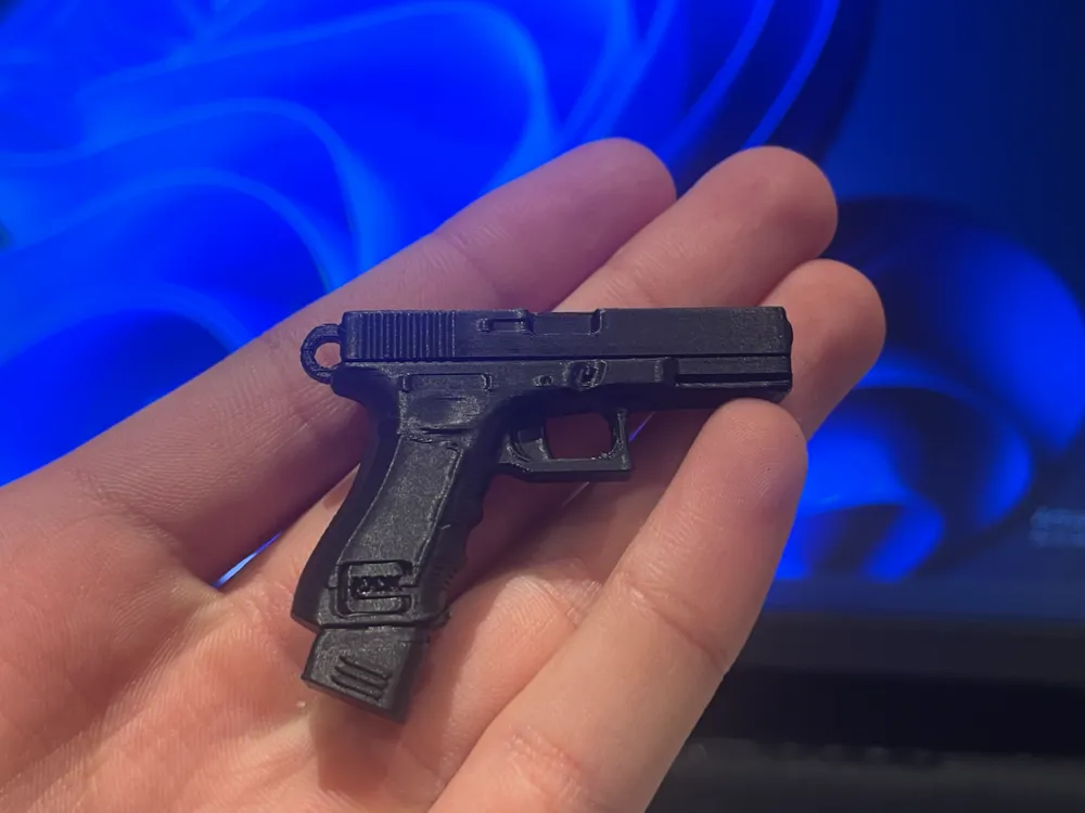 Mini Glock Keychain by kapsthedesinger MakerWorld: Download Free 3D Models