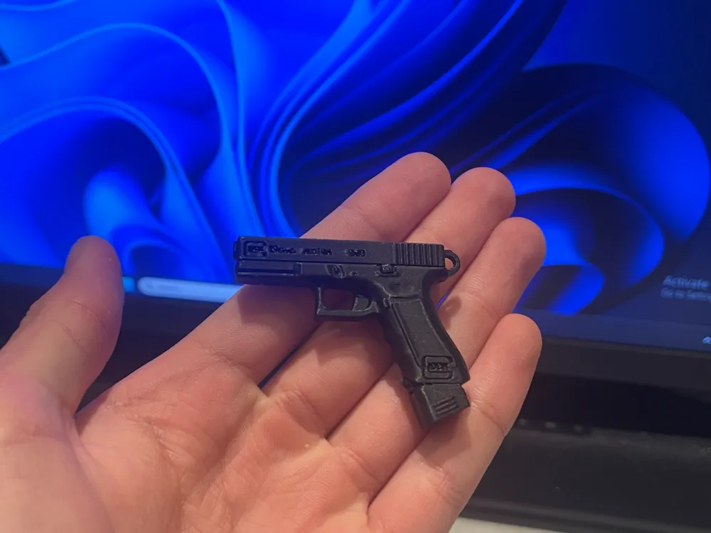 Mini Glock Keychain by kapsthedesinger MakerWorld: Download Free 3D Models