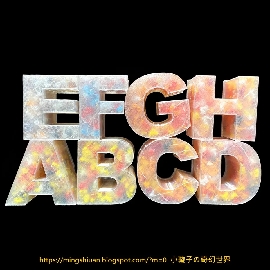 Letter F Scrap storage box / Letter storage box / Letter light box ...