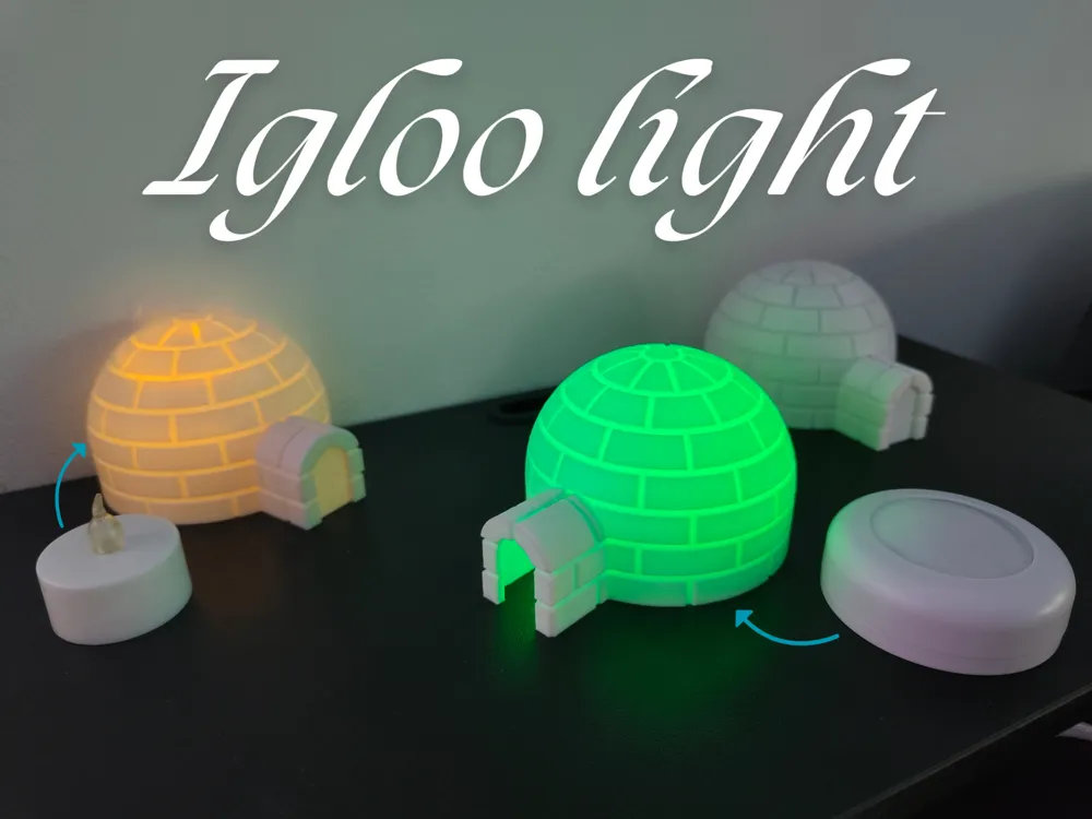Igloo little light by Rabbiks - MakerWorld