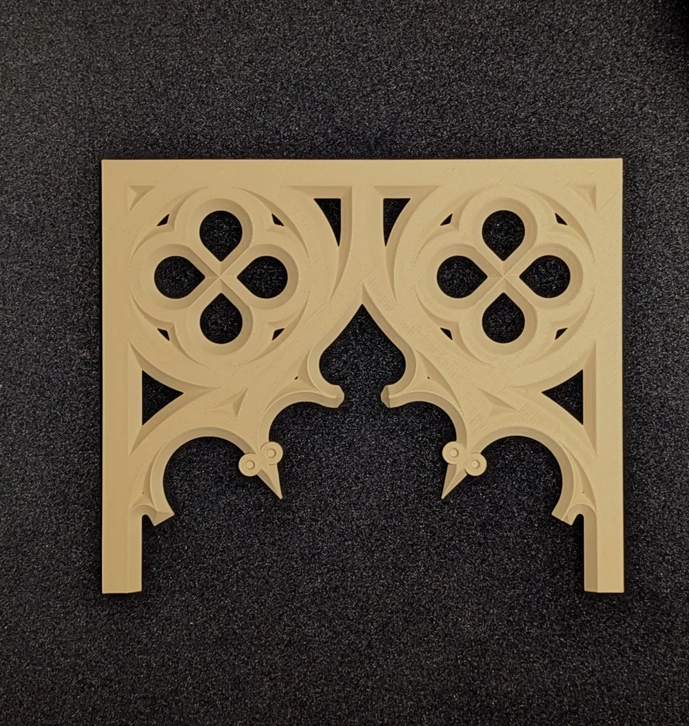 Gothic Arch Decorative Molding by Wile E. 3DMakerWorld: Download Free ...