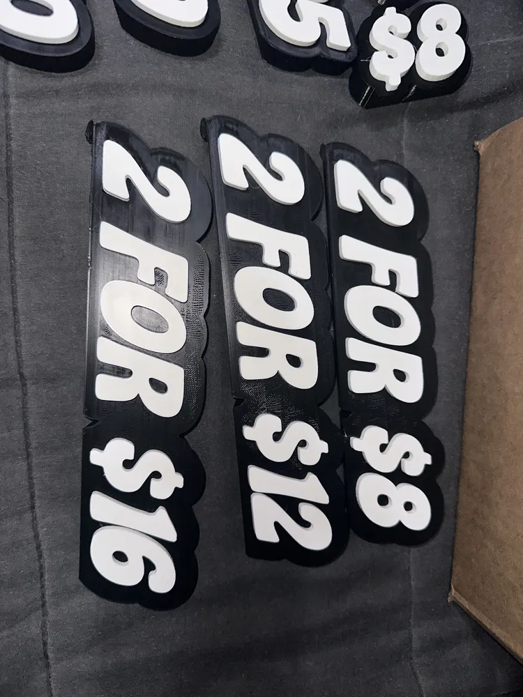 Money Display Signs by Belt3DPrints MakerWorld: Download Free 3D Models