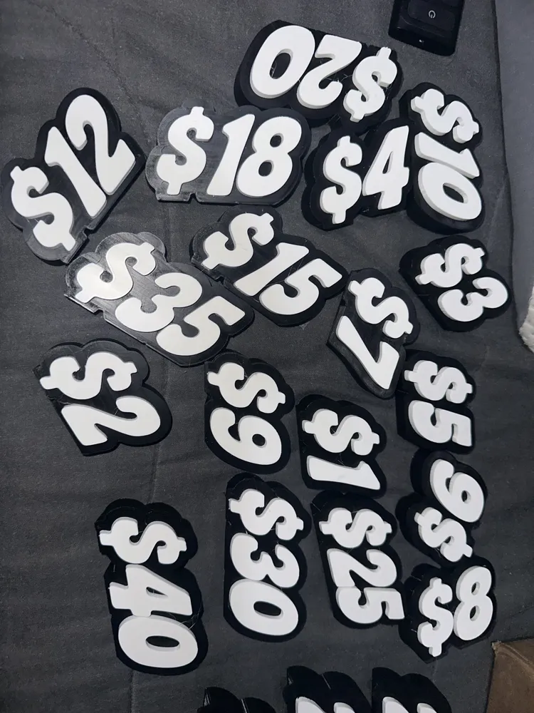 Money Display Signs by Belt3DPrints MakerWorld: Download Free 3D Models
