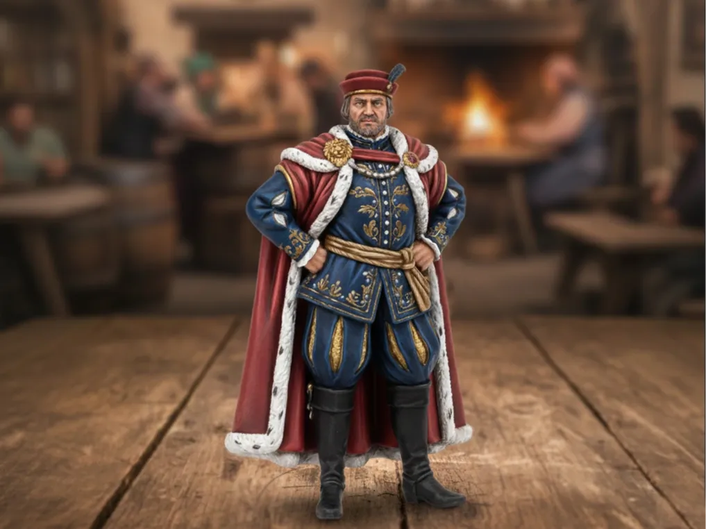 DnD Miniature - Human Noble/Duke NPC - Free 3D Print Model - MakerWorld