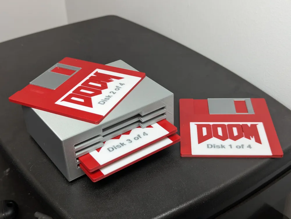 Floppy Disk Coaster Holder - Free 3D Print Model - MakerWorld