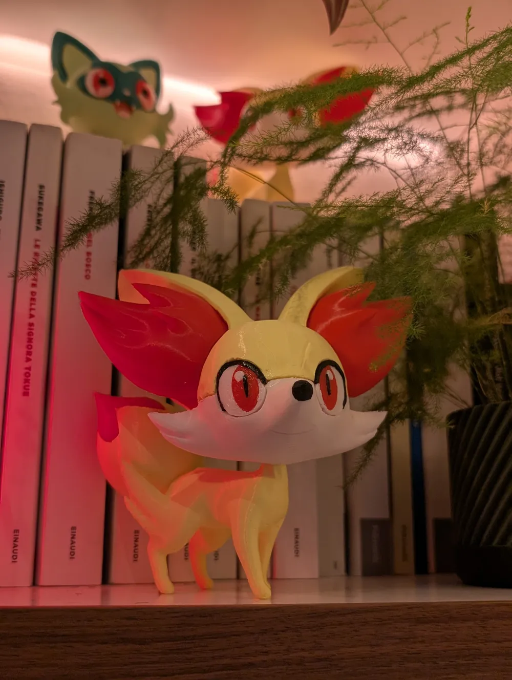 Fennekin Pokemon Multicolor Multipart NO AMS - Free 3D Print Model ...
