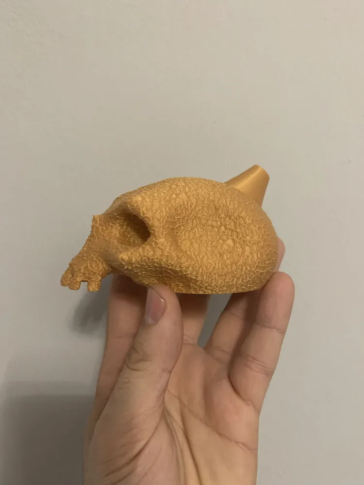 Aztec Death Whistle Skull - Free 3D Print Model - MakerWorld