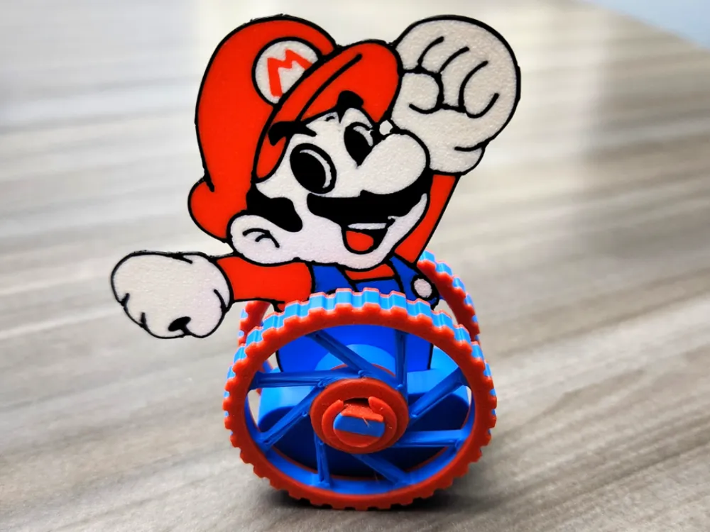 Mario - Self Balancing Toy by apruett MakerWorld: Download Free 3D Models