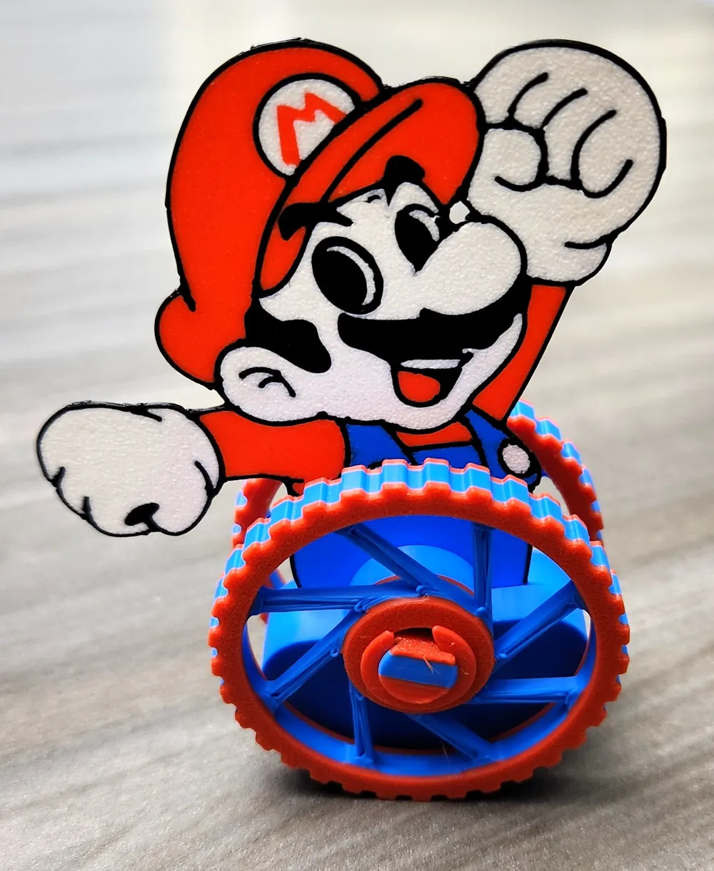 Mario - Self Balancing Toy by apruett MakerWorld: Download Free 3D Models