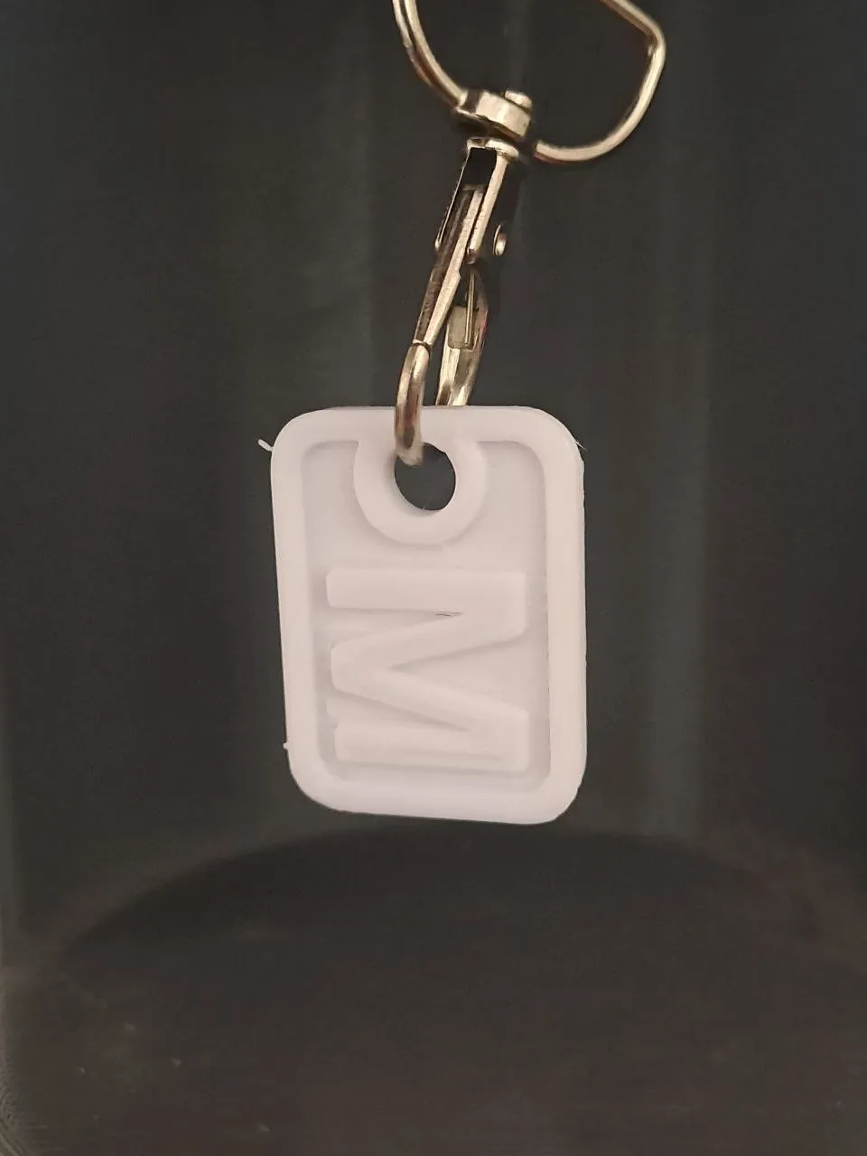 M keychain - Free 3D Print Model - MakerWorld