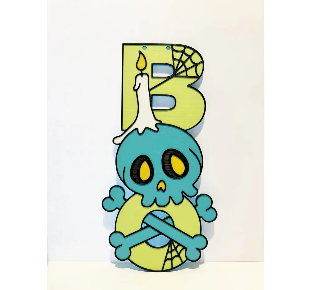 Boo Halloween Hanging Skull Decor by Tinker Link MakerWorld: Download ...