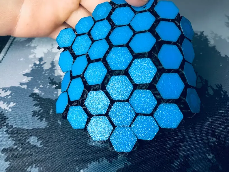 Multi color NASA chainmail by PrintedByJohn - MakerWorld