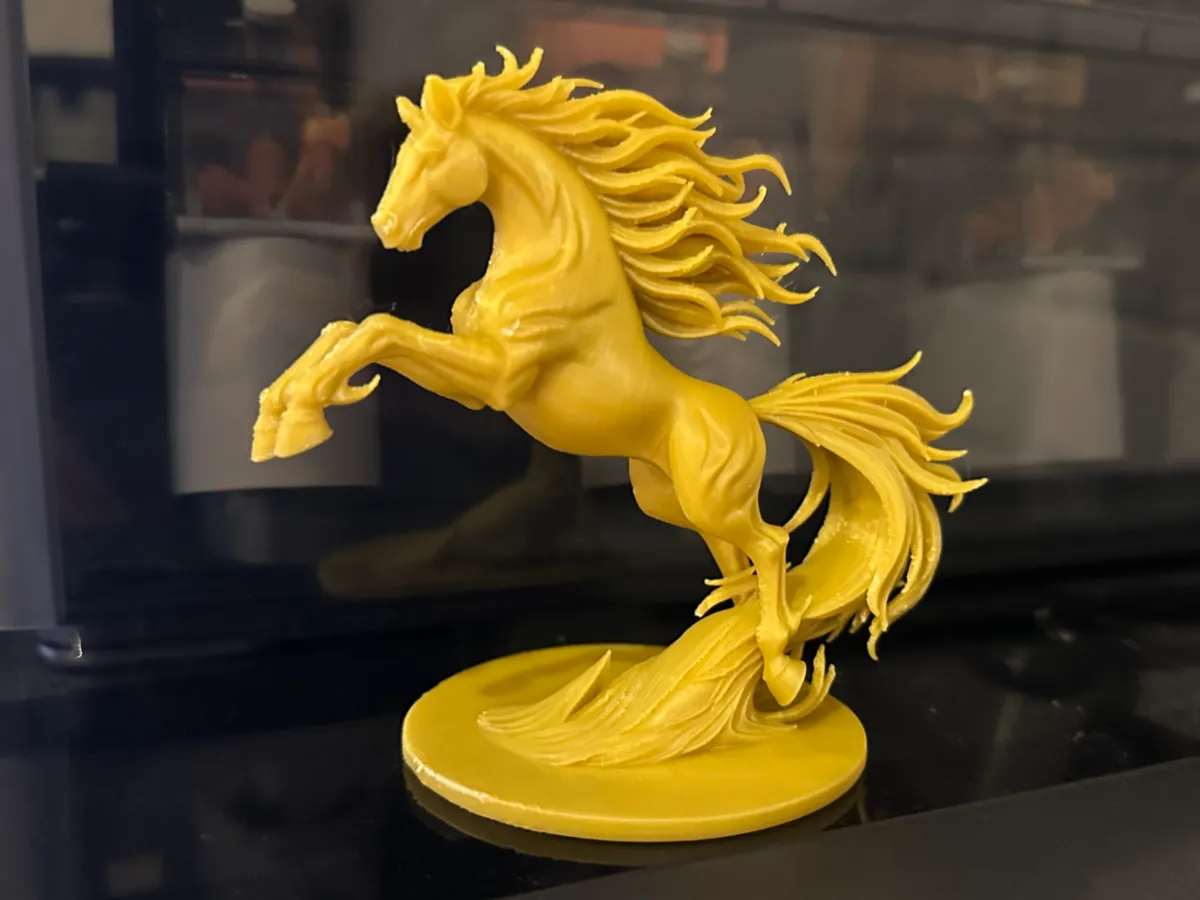 Fire Horse — Decorative 3D Statue - Free 3D Print Model - MakerWorld