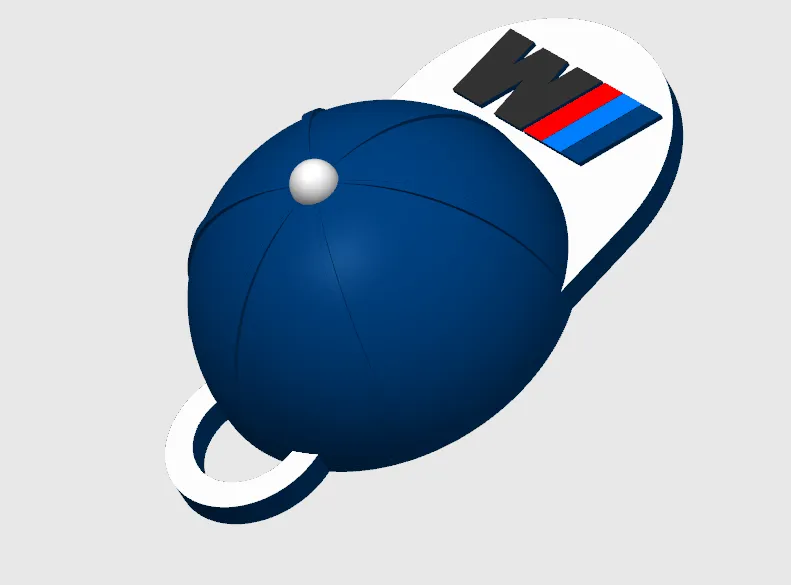 BMW M-Power Cap Keychain by shark.biuro24 - MakerWorld