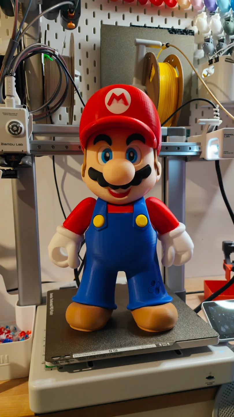 SUPER MARIO Lamp +30cm - Free 3D Print Model - MakerWorld