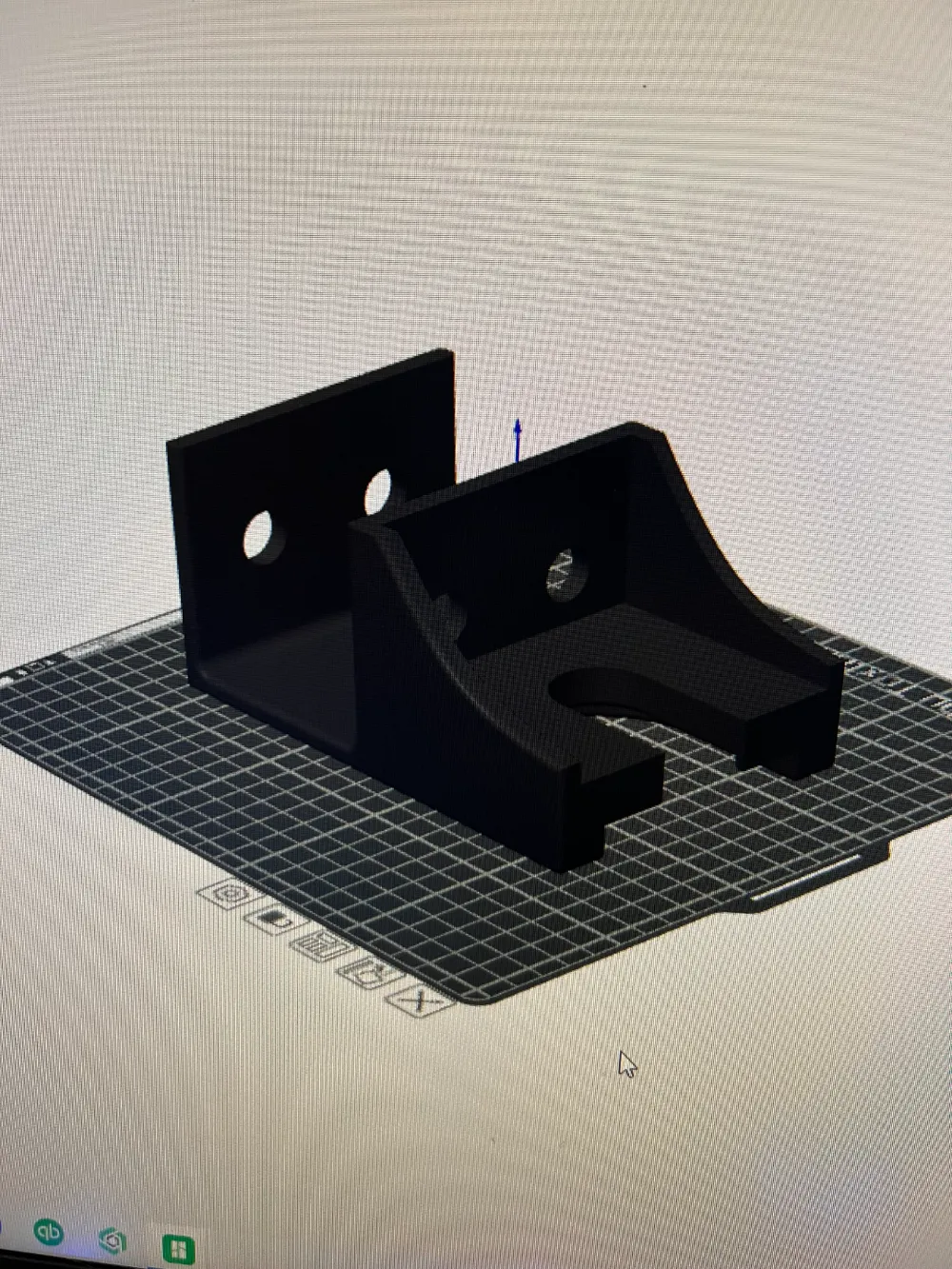 Barbell Mount for 3x3 Rack with 5/8 Holes on 2" by XNVM - MakerWorld