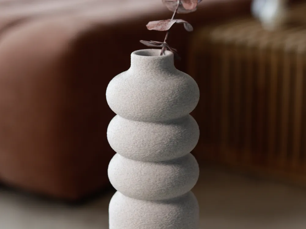 Japandi Vase ZARA - Minimalist Wavy Design - Free 3D Print Model ...