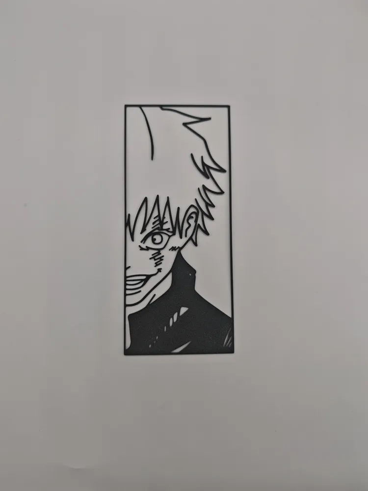 Dual Satoru Gojo Wall Art - Free 3D Print Model - MakerWorld