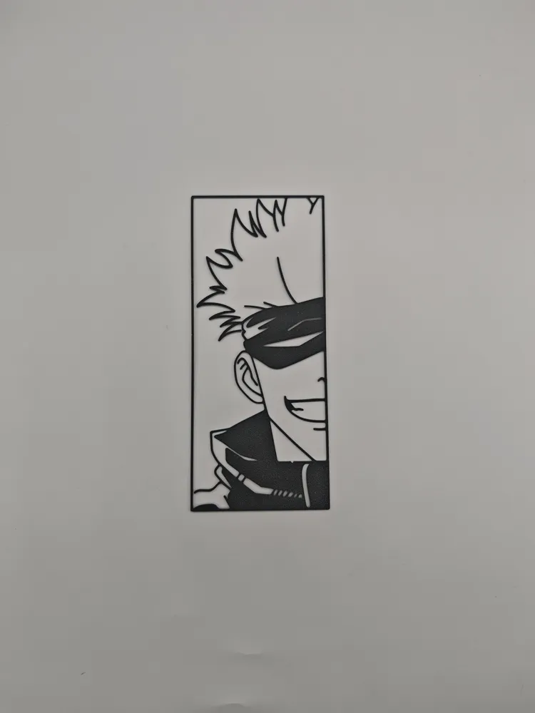 Dual Satoru Gojo Wall Art - Free 3D Print Model - MakerWorld