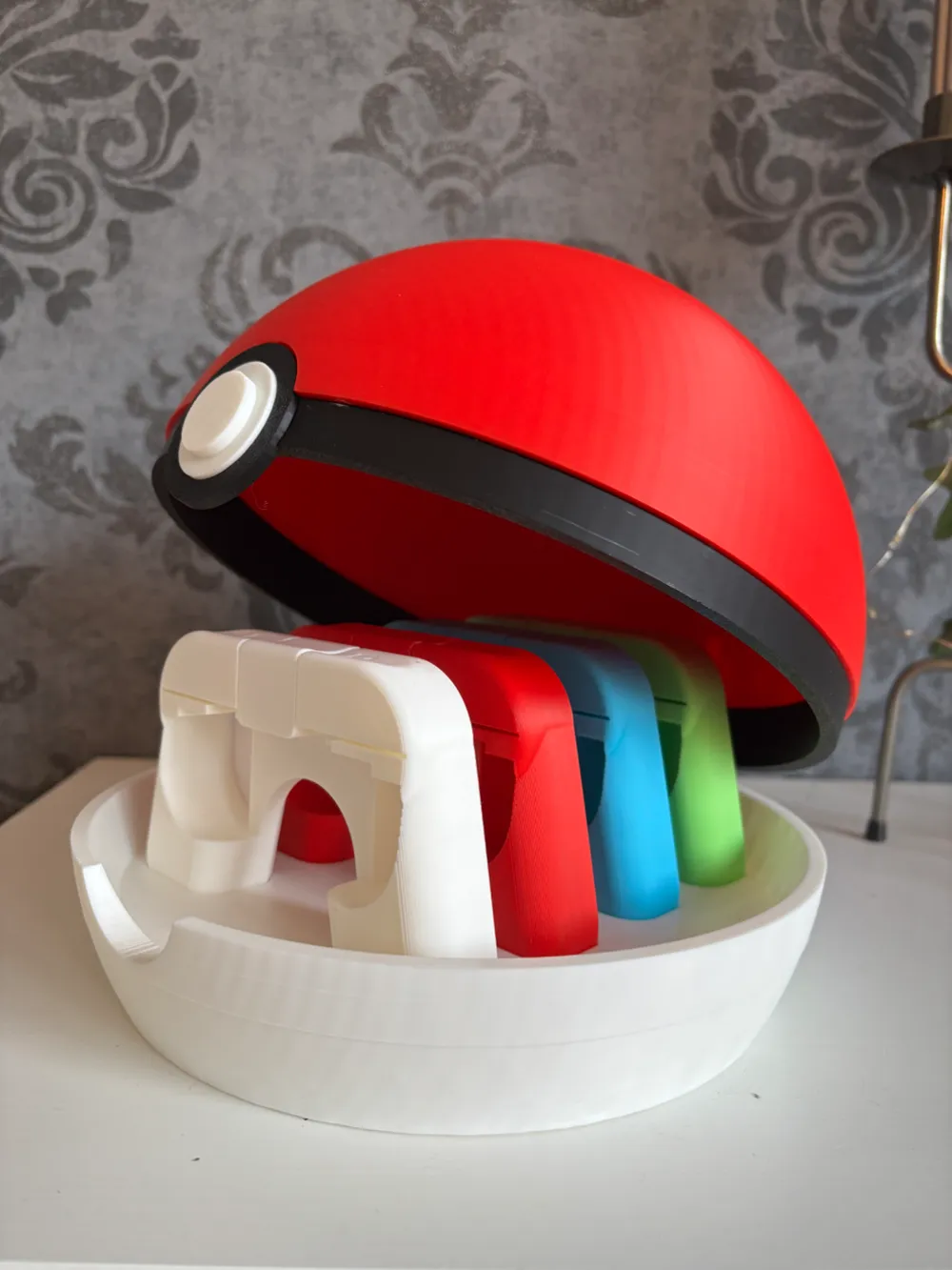 Pokeball Nintendo Switch JoyCon Controller Stand - Free 3D Print Model ...