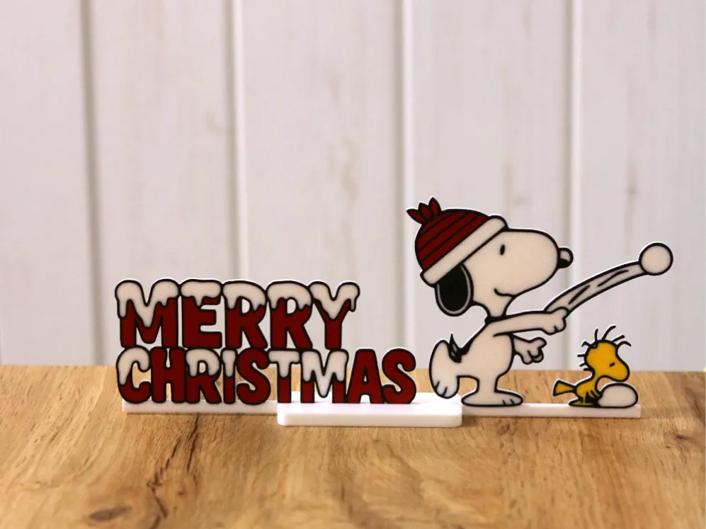Snoopy Christmas Shelf Decor by Katona Gábor MakerWorld: Download Free ...