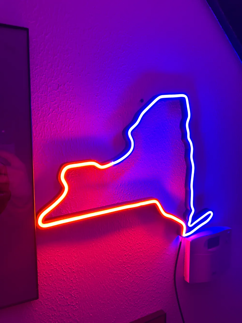 New York State Neon LED Sign by thingspatprinted - MakerWorld