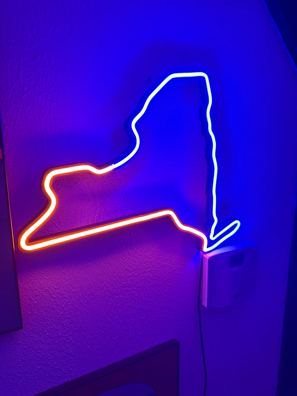 New York State Neon LED Sign by thingspatprinted - MakerWorld