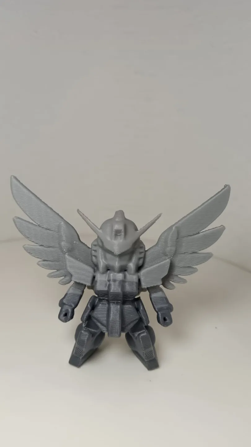 Flying Chibi Gundam with base by Aleandrus - MakerWorld
