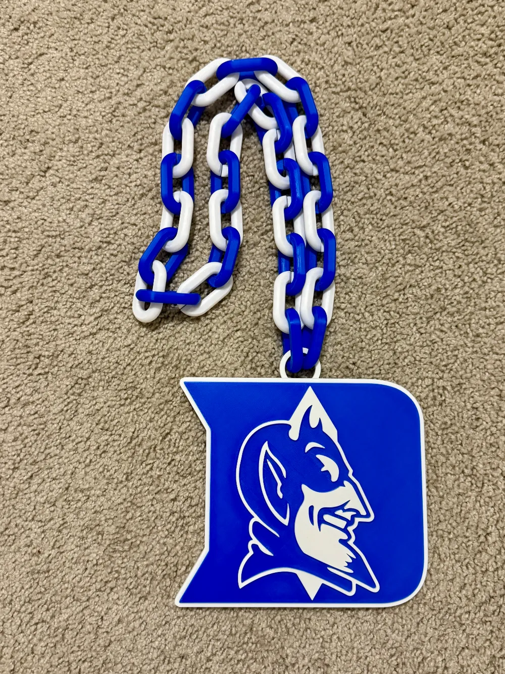 Duke Blue Devils logo chain by CTK 3D Printing - MakerWorld